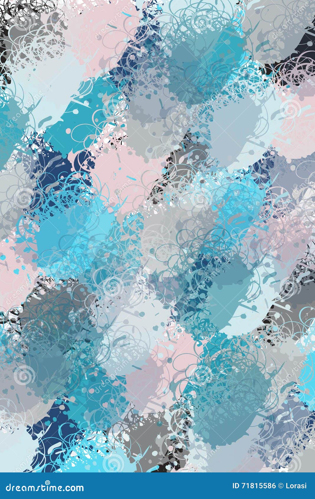 Abstract blue pattern stock illustration. Illustration of glitter ...