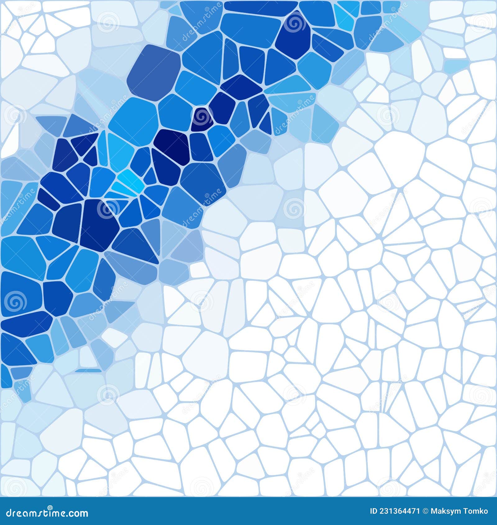 Abstract Blue Pattern. Colorful Pebbles. Eps 10 Stock Vector ...