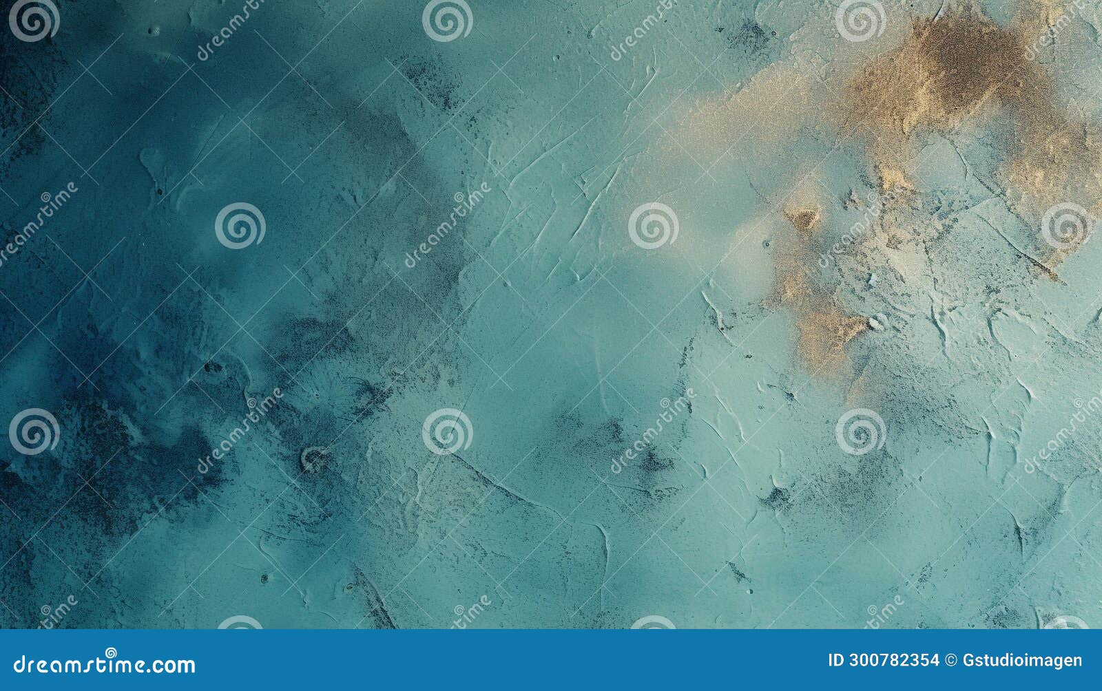 Abstract Blue Pattern on Old Stained Rusty Paper Generated by AI Stock ...
