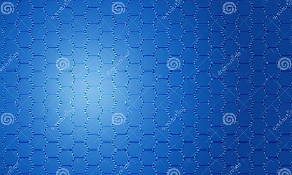 Abstract Blue Pentagon Background Stock Illustration - Illustration of ...