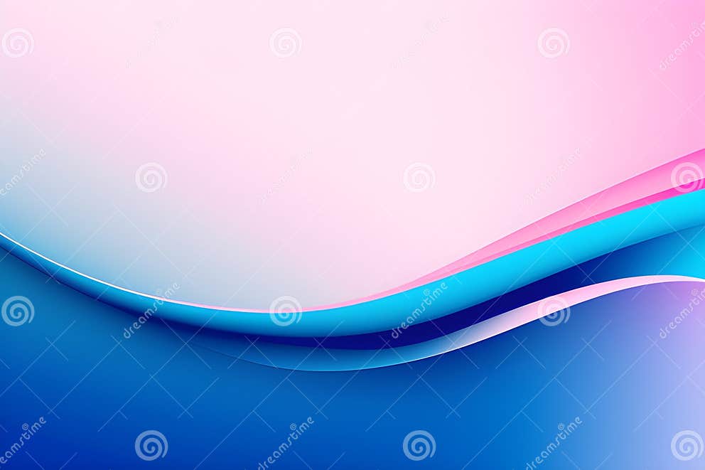 Abstract Blue and Pink Geometric Background. Dynamic Shapes Composition ...