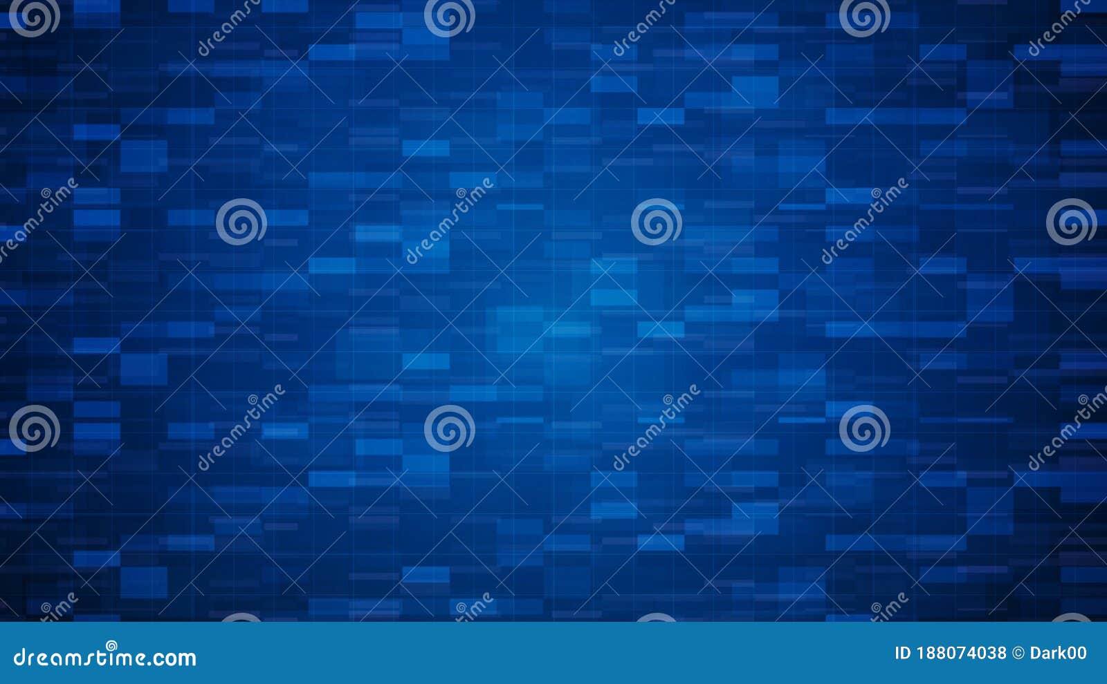 Abstract Blue Pixel Background Stock Illustration - Illustration of ...