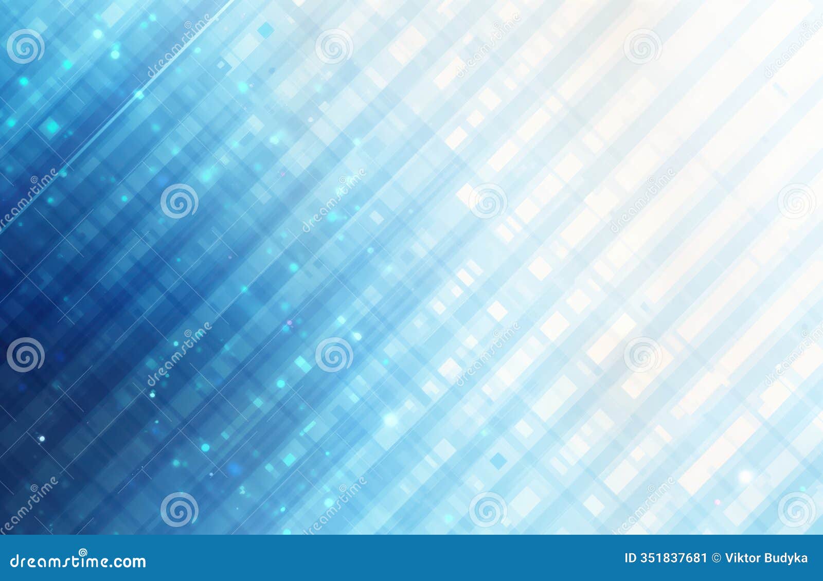 Abstract Blue Pixel Grid Background. Modern Techy Visual Design ...
