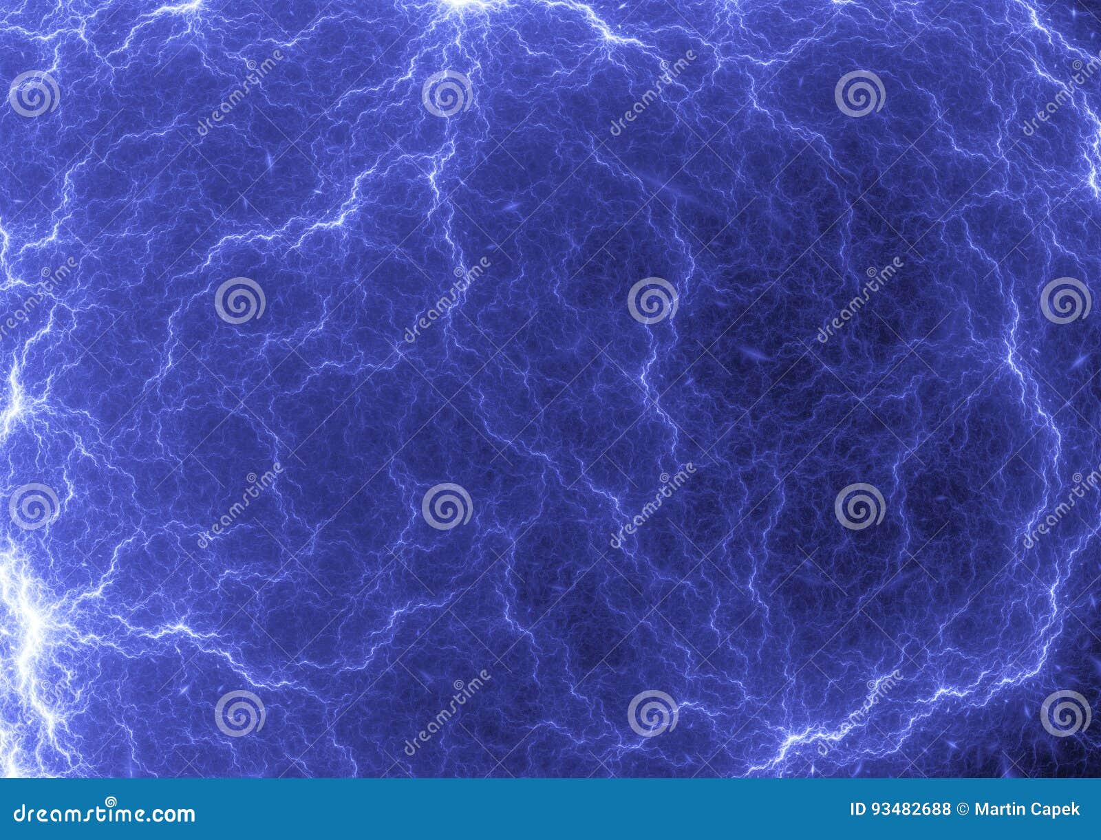 Abstract blue plasma stock illustration. Illustration of fear - 93482688