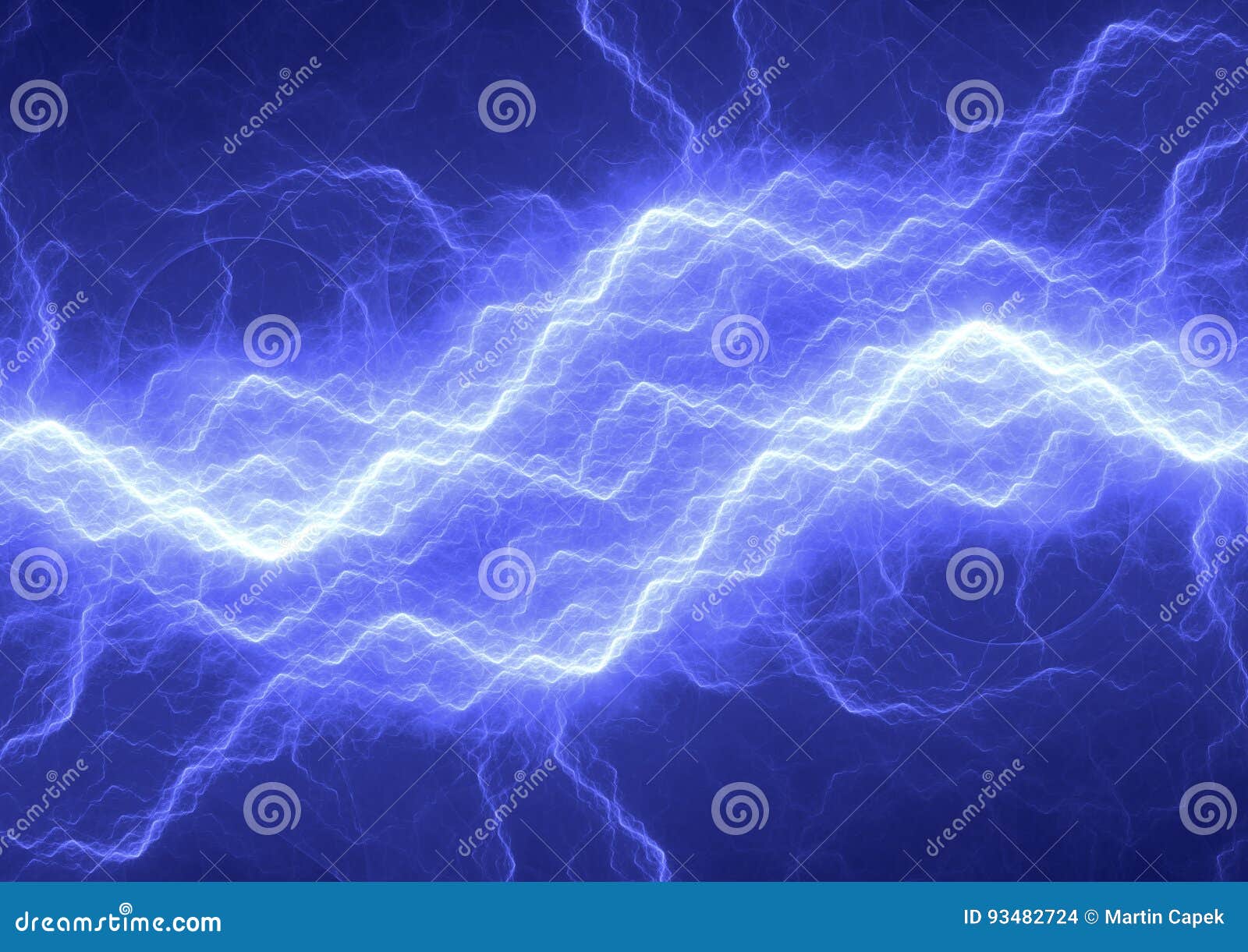 Abstract blue plasma stock illustration. Illustration of danger - 93482724