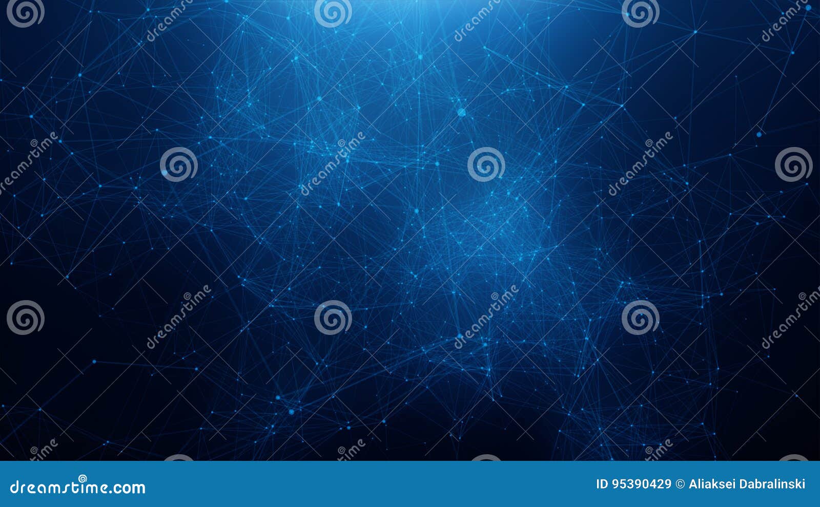 Abstract Blue Plexus Background Stock Illustration - Illustration of ...