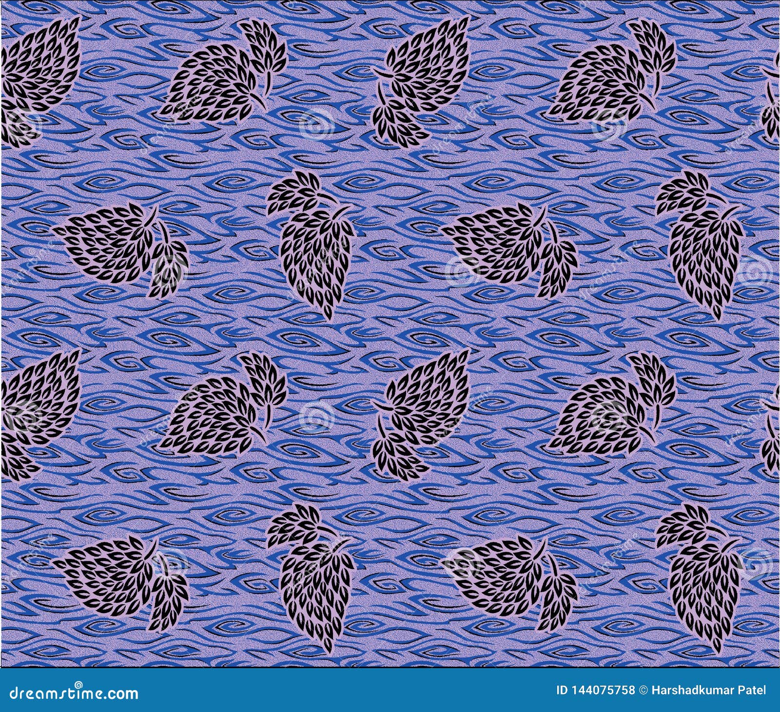 Abstract Colorful Block Print Pattern Stock Illustration - Illustration ...