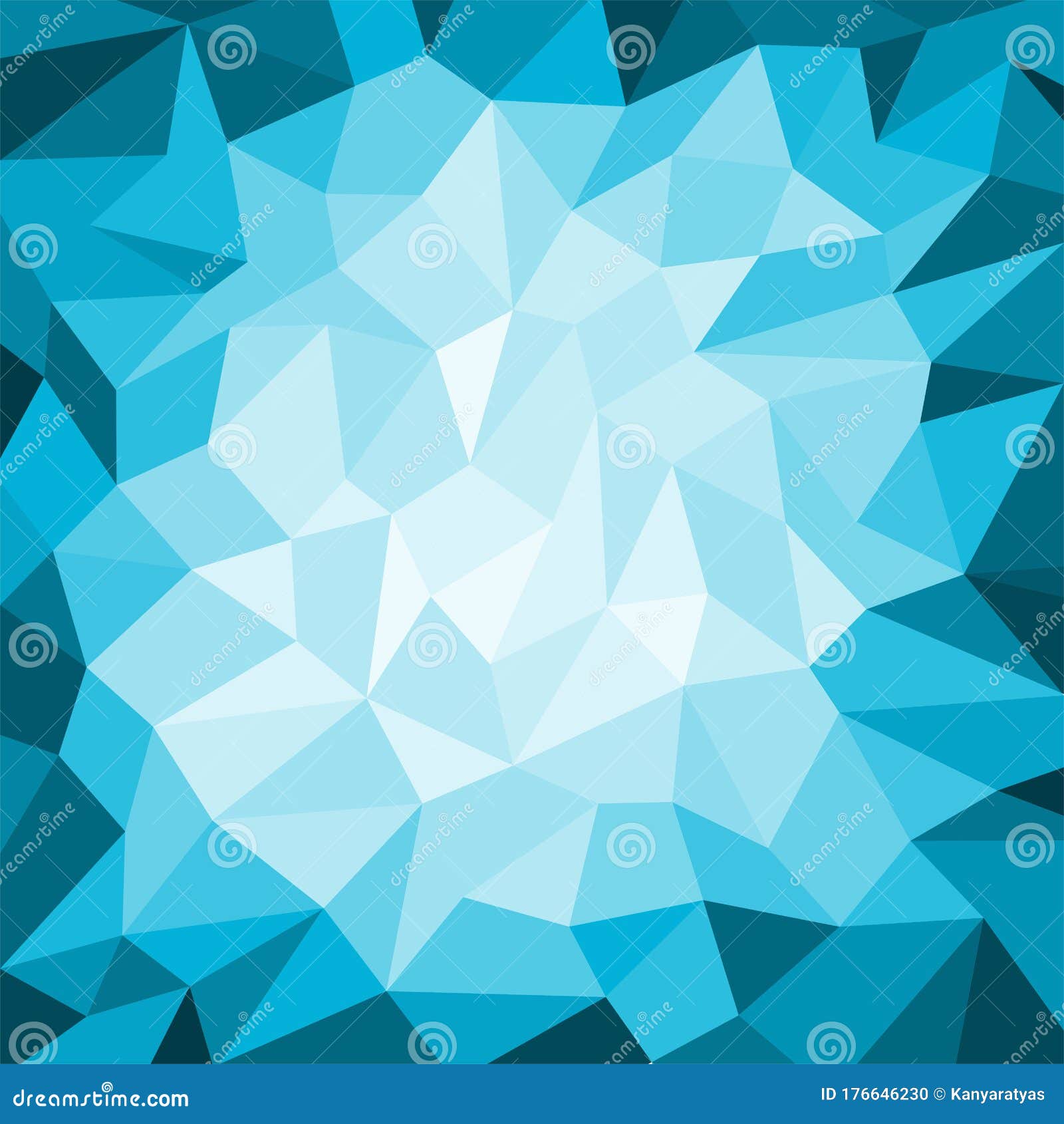 Abstract Blue Polygon Background Vector Illustration Stock Vector ...