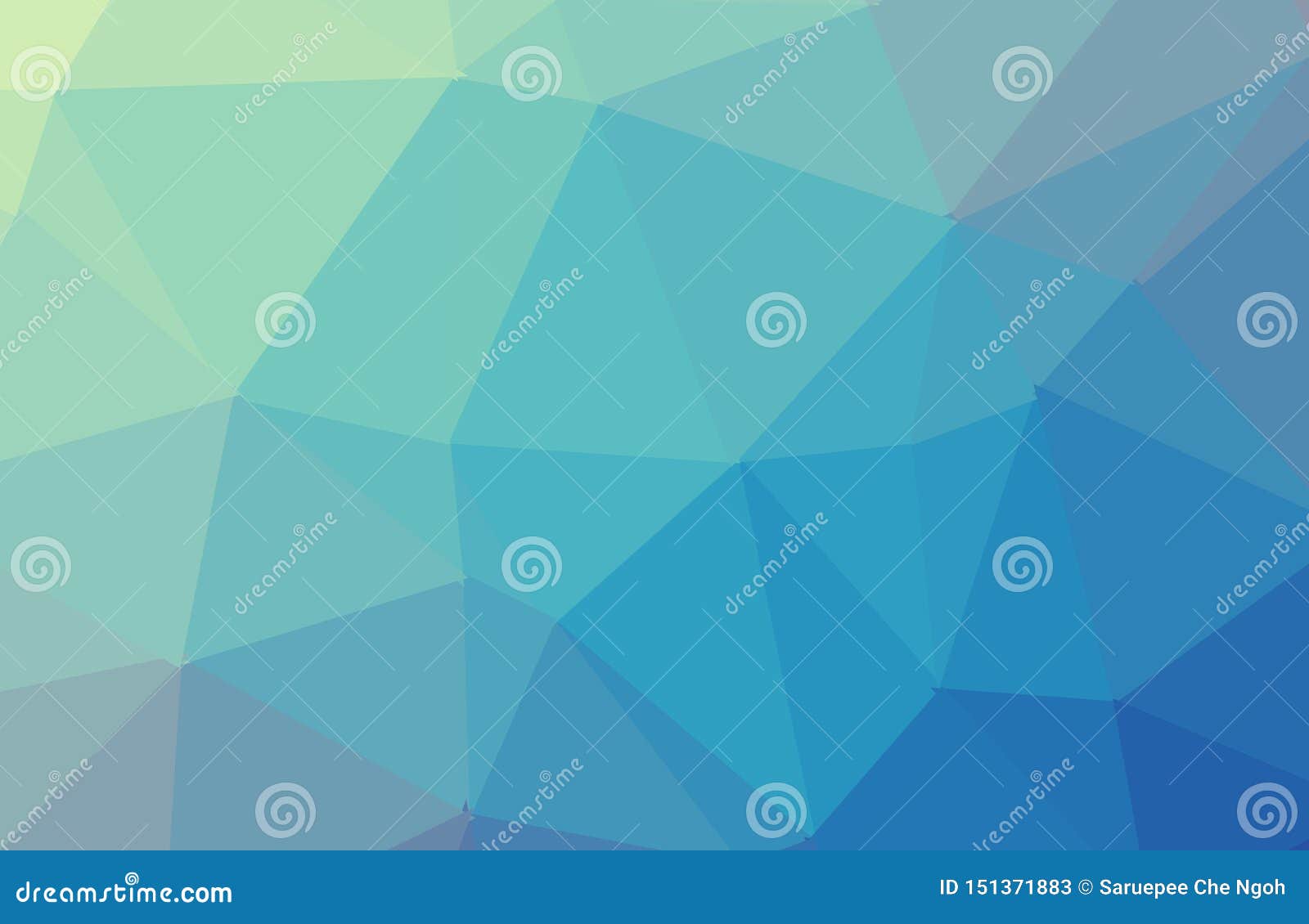 Abstract Blue Polygon Geometric Background. Low Poly Style, Business ...