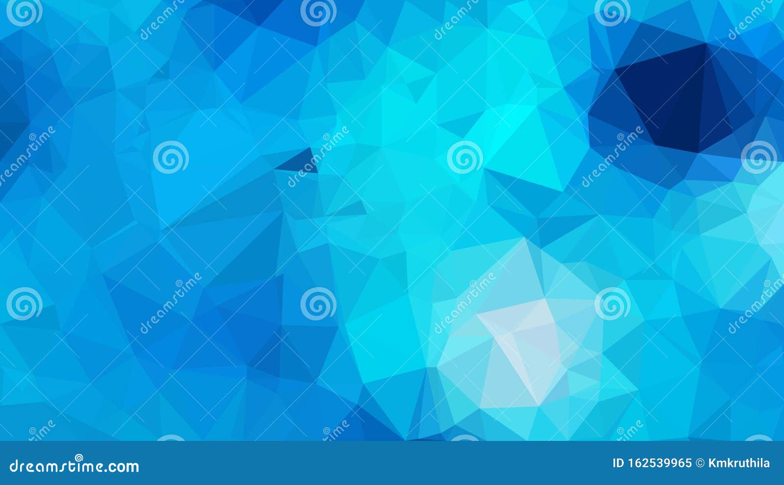 Abstract Blue Polygon Pattern Background Vector Art Stock Vector ...