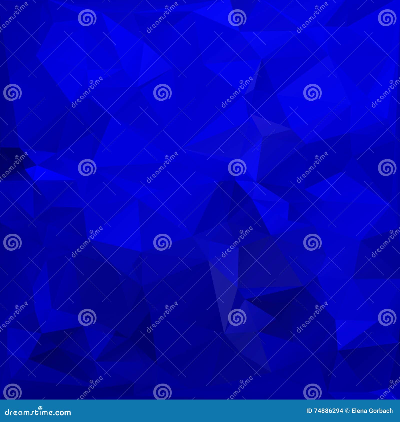 Abstract Blue Polygon Vector Background Stock Vector - Illustration of ...