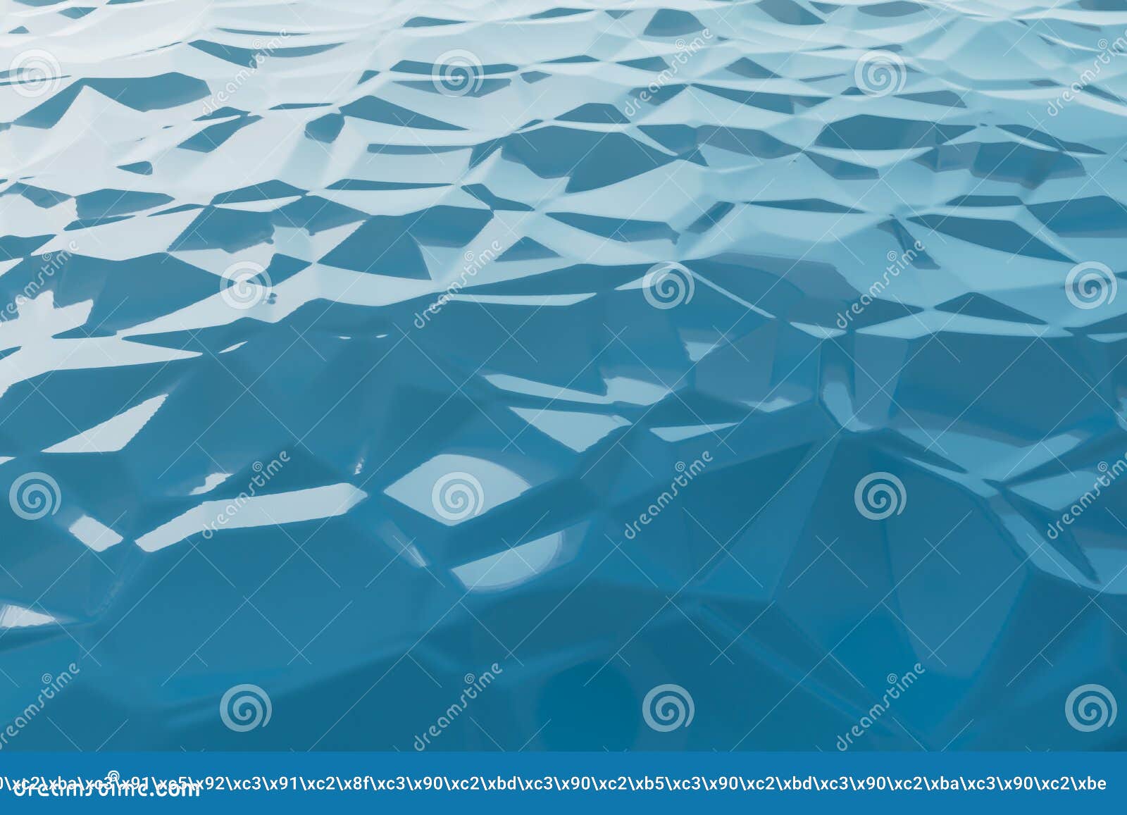 An Abstract Blue Polygonal Background for Placing Products or Text ...