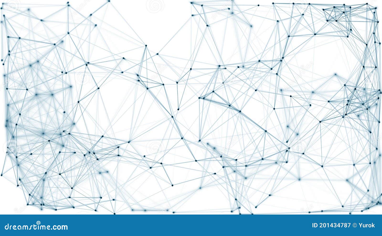 Abstract Blue Polygonal Mesh Background, Rendered Illustration Stock ...