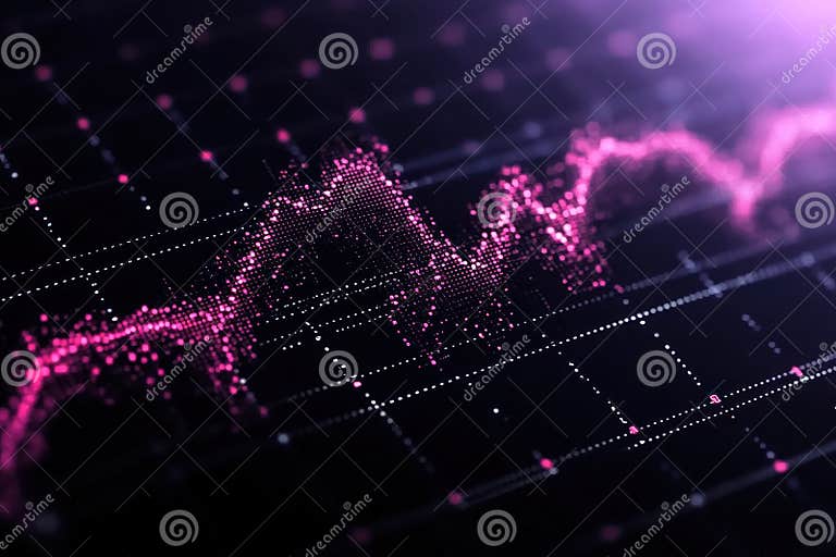 Abstract Blue and Purple Background with Business Data Analytics Charts ...