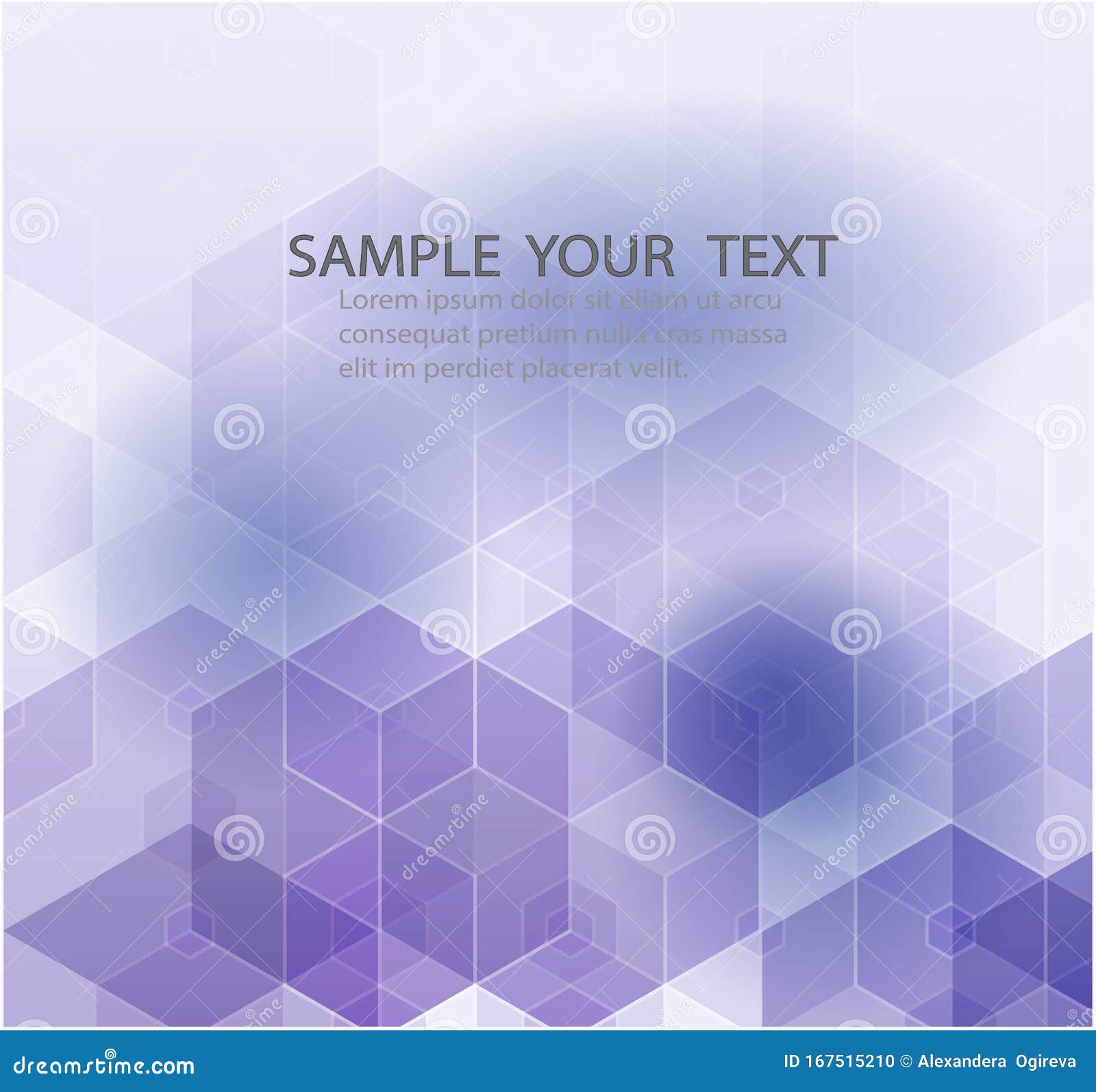 Abstract Blue, Purple Color Hexagon Background. Geometric Pattern with ...