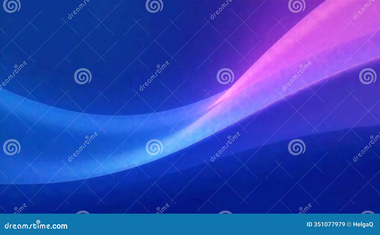 Abstract Blue and Purple Gradient Waves on Dark Background Stock ...