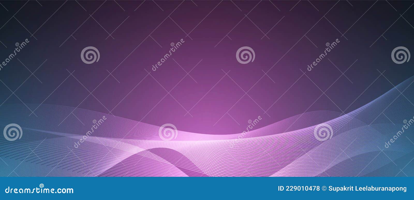 Abstract Blue and Purple Technology Wave Design, Digital Network ...