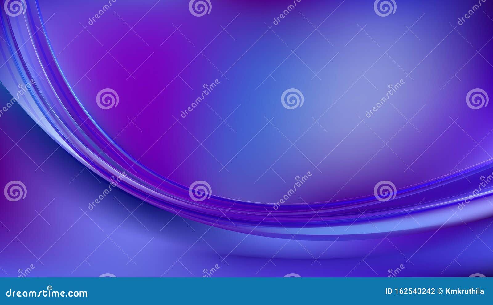 Abstract Blue and Purple Wave Background Stock Vector - Illustration of ...