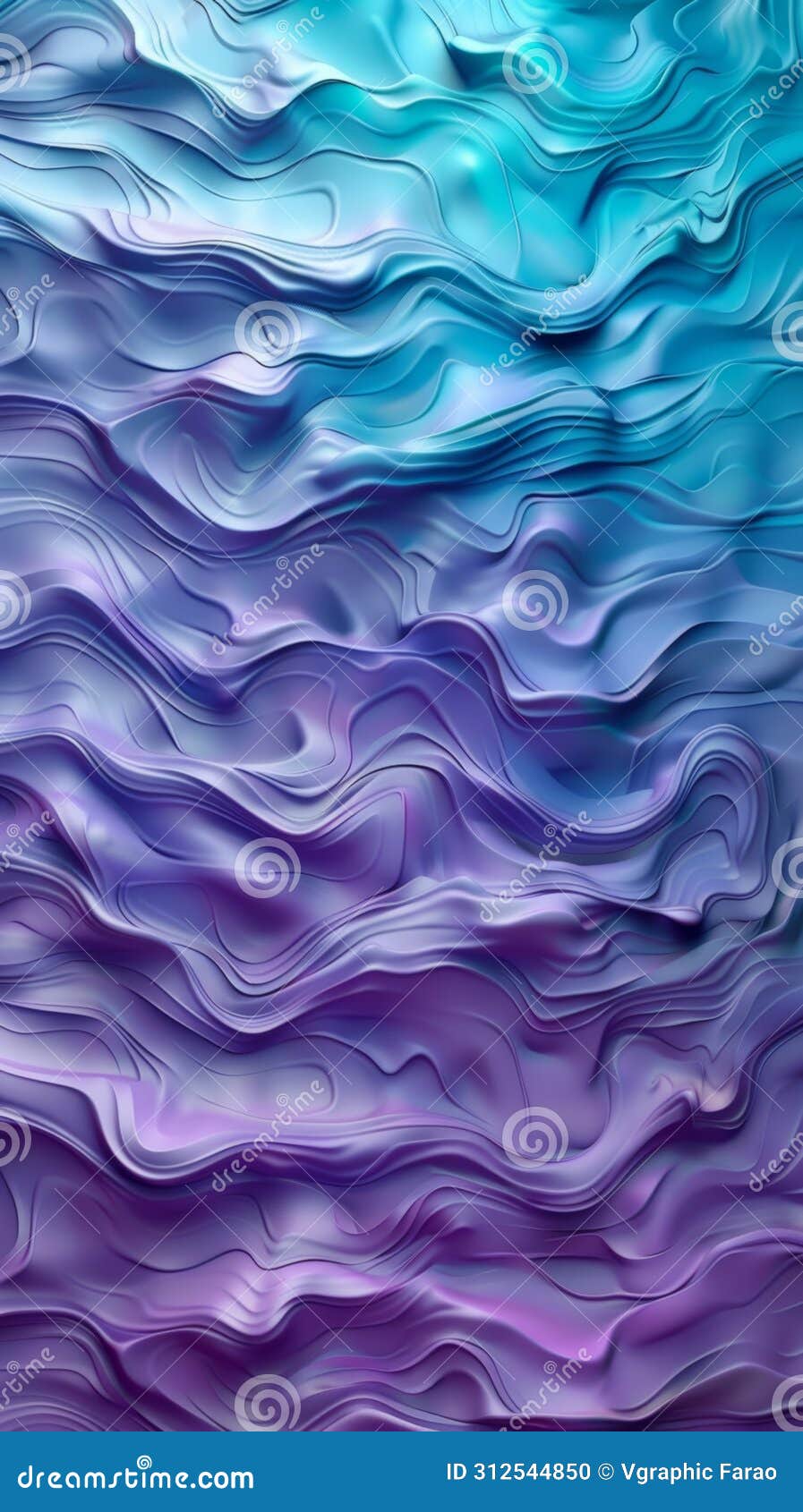 Abstract Blue and Purple Wavy Pattern Stock Illustration - Illustration ...