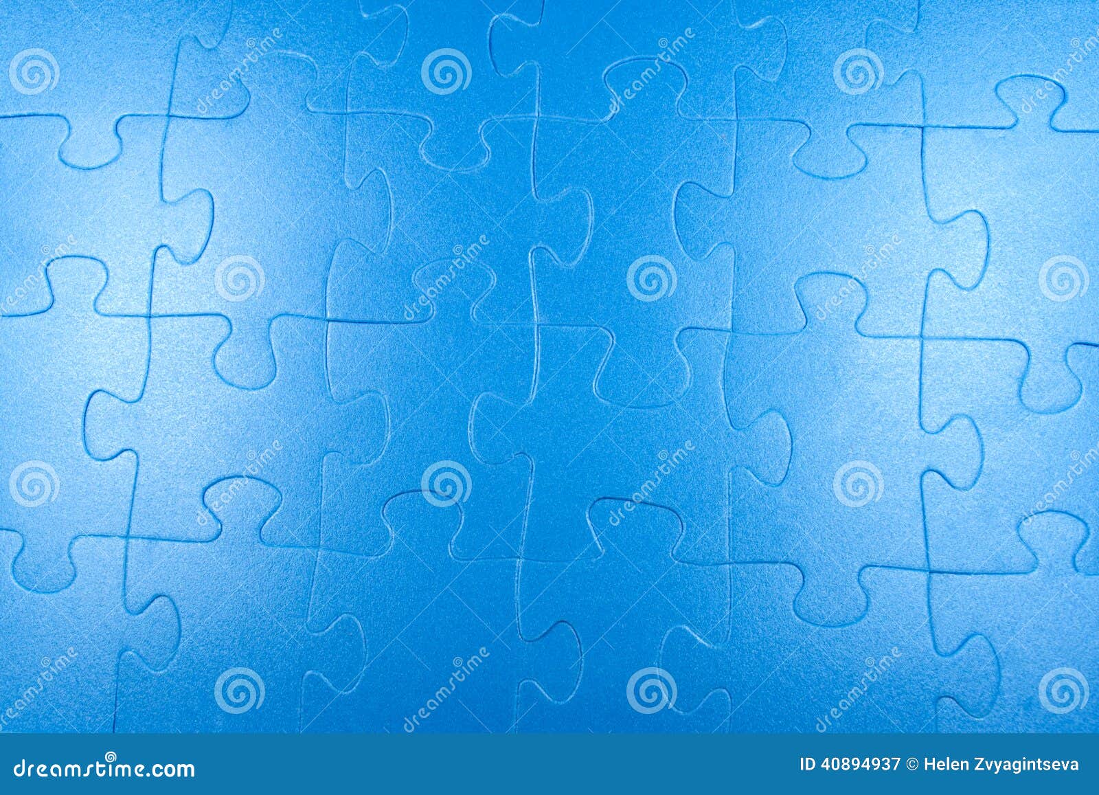 Abstract Blue Puzzle Background Stock Image - Image of closeup, idea ...