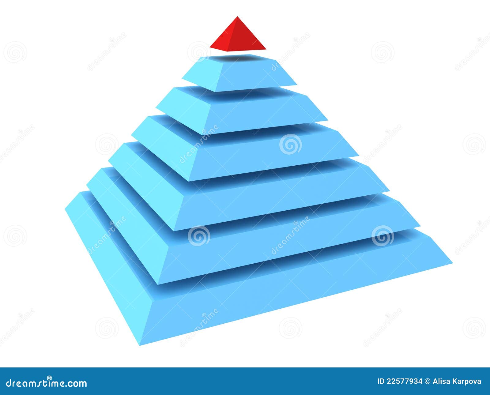 Blue Pyramid Icon Stock Image | CartoonDealer.com #30518071
