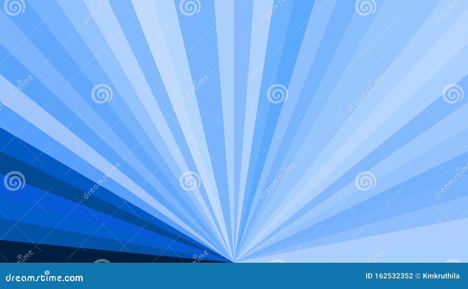 Abstract Blue Radial Stripes Background Stock Vector - Illustration of ...