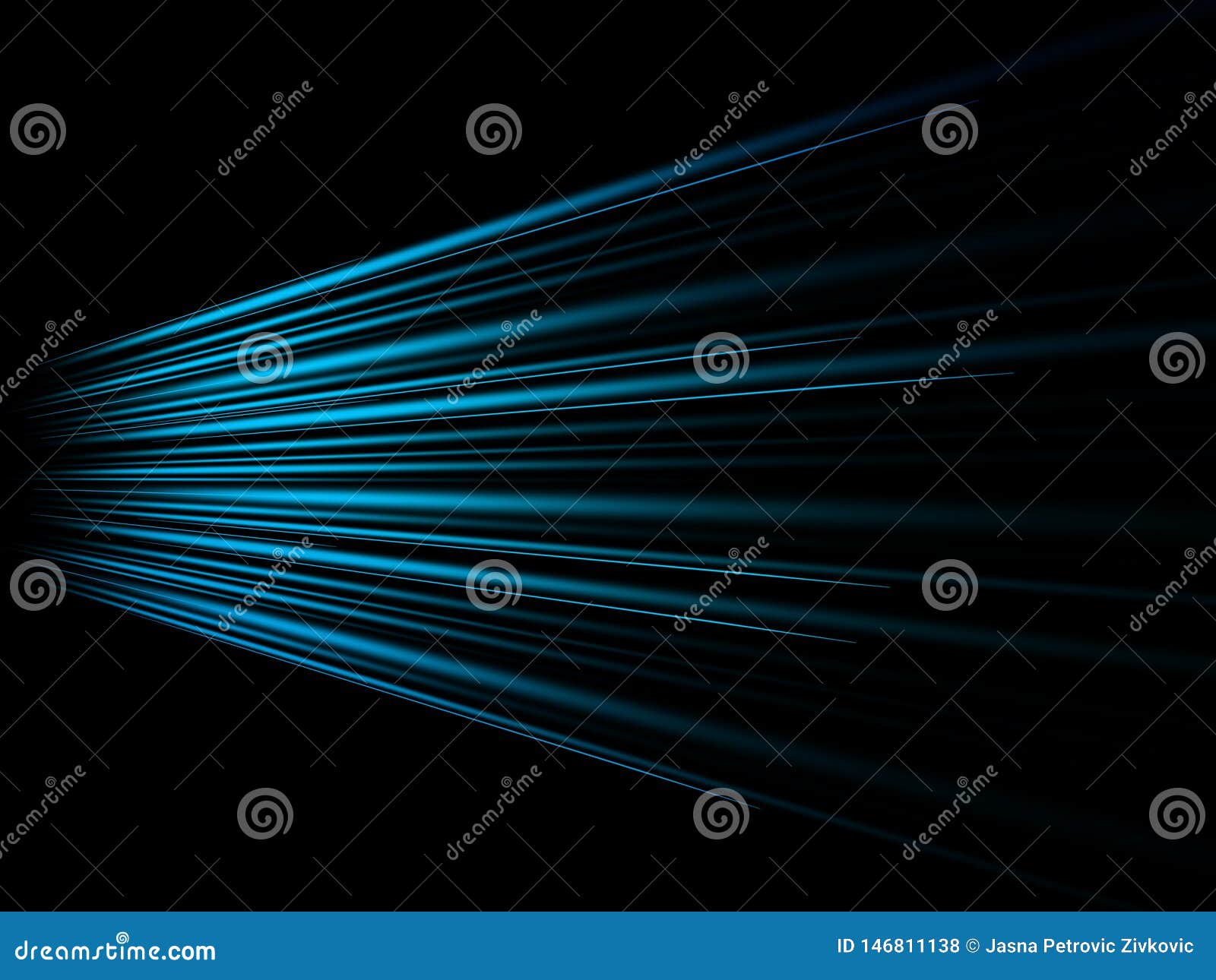 Abstract Blue Ray Line Background Stock Illustration - Illustration of ...