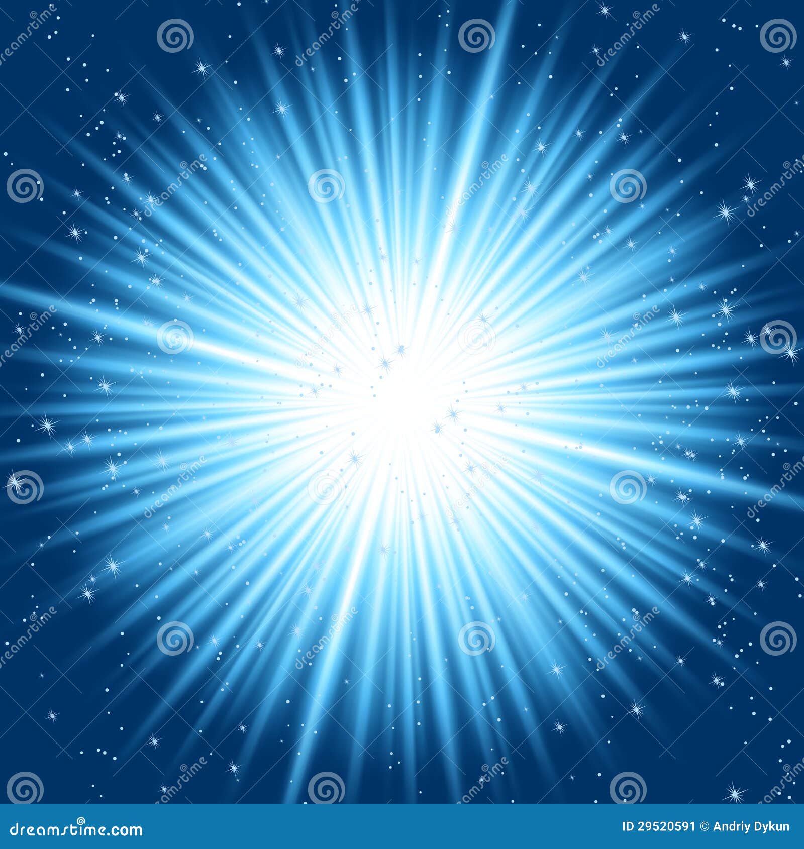 Abstract blue rays stock vector. Illustration of flash - 29520591