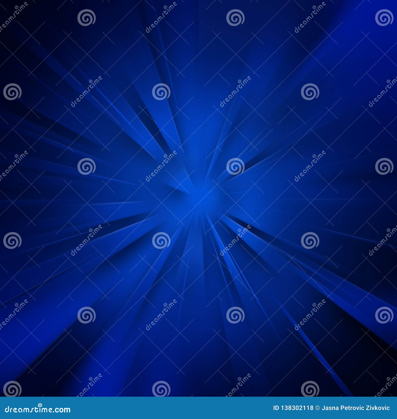 Abstract Blue Rays Background Stock Illustration - Illustration of ...