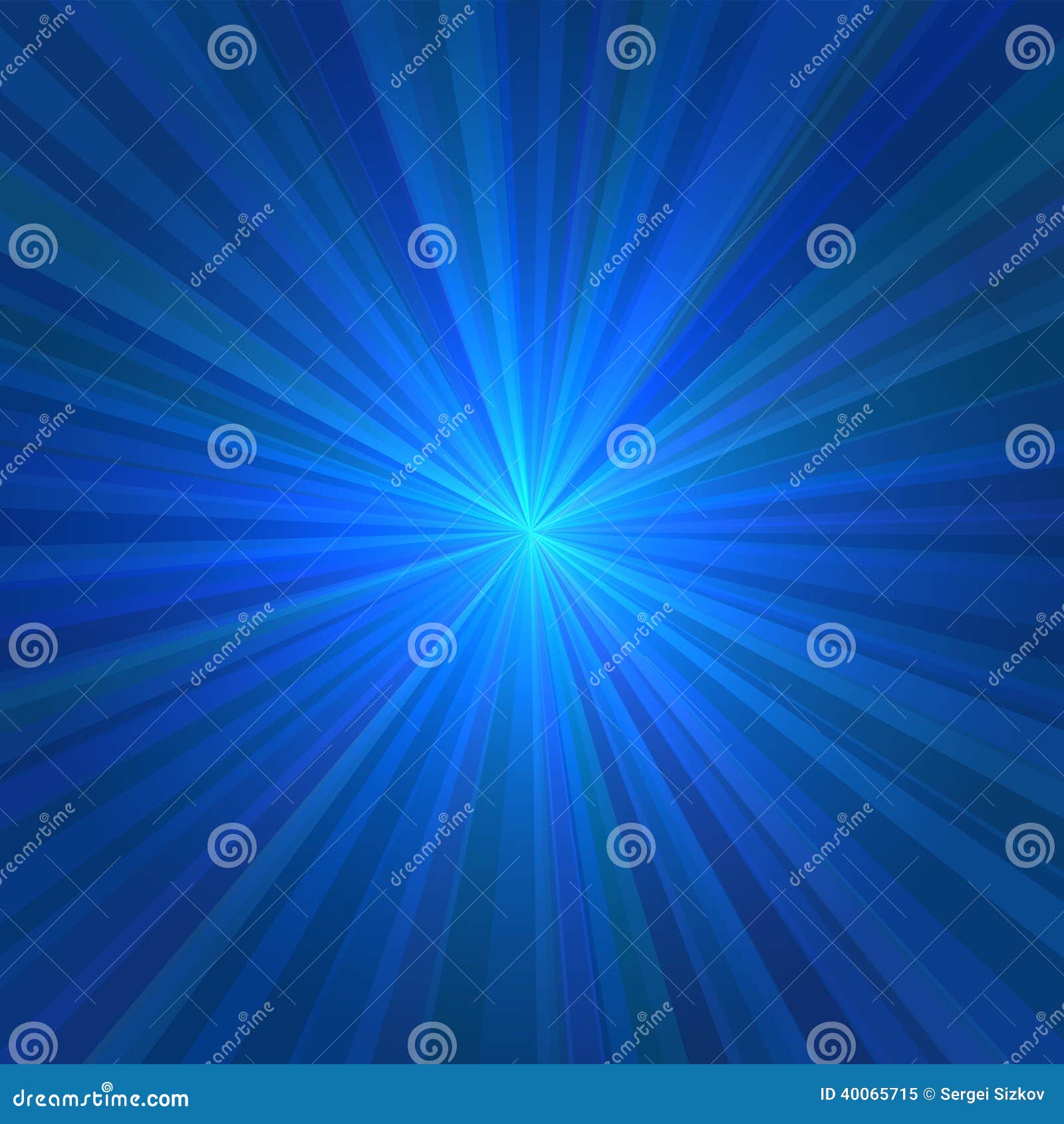 Abstract Blue Rays Background. Vector Stock Vector - Illustration of ...