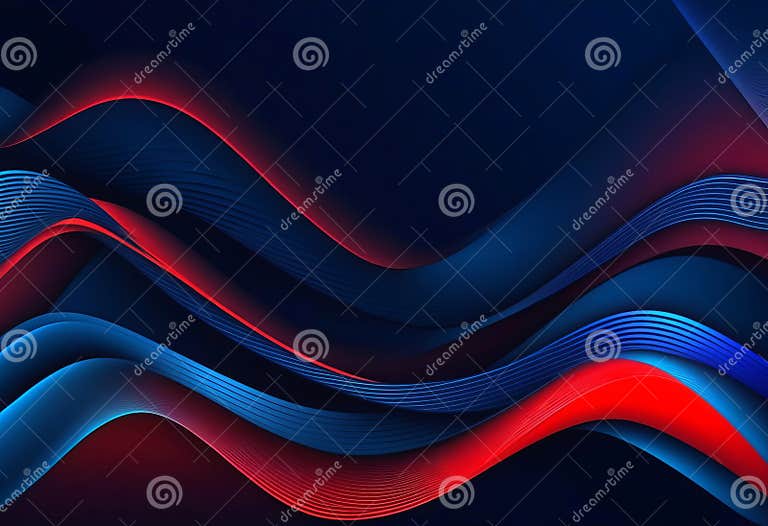 Abstract Blue and Red Dynamic Wavy Line Dotted Texture Stock ...
