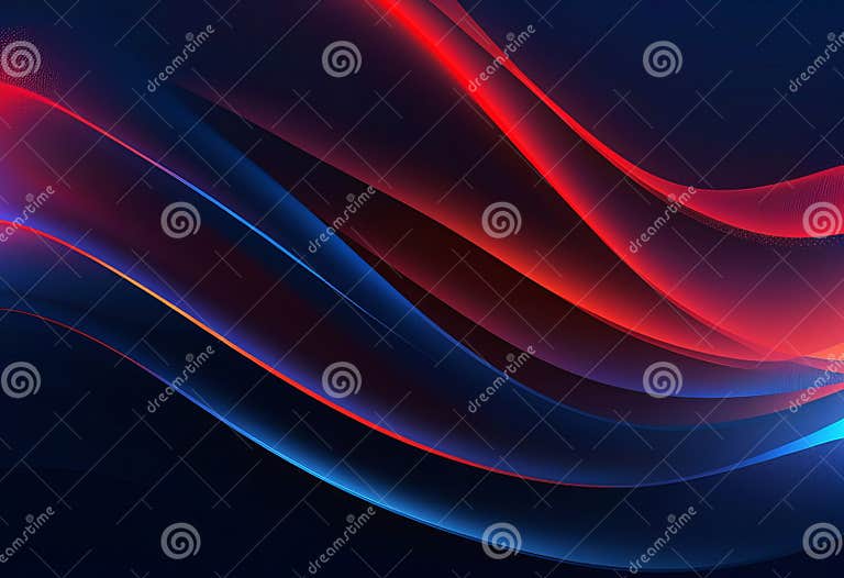 Abstract Blue and Red Dynamic Wavy Line Dotted Texture Stock ...