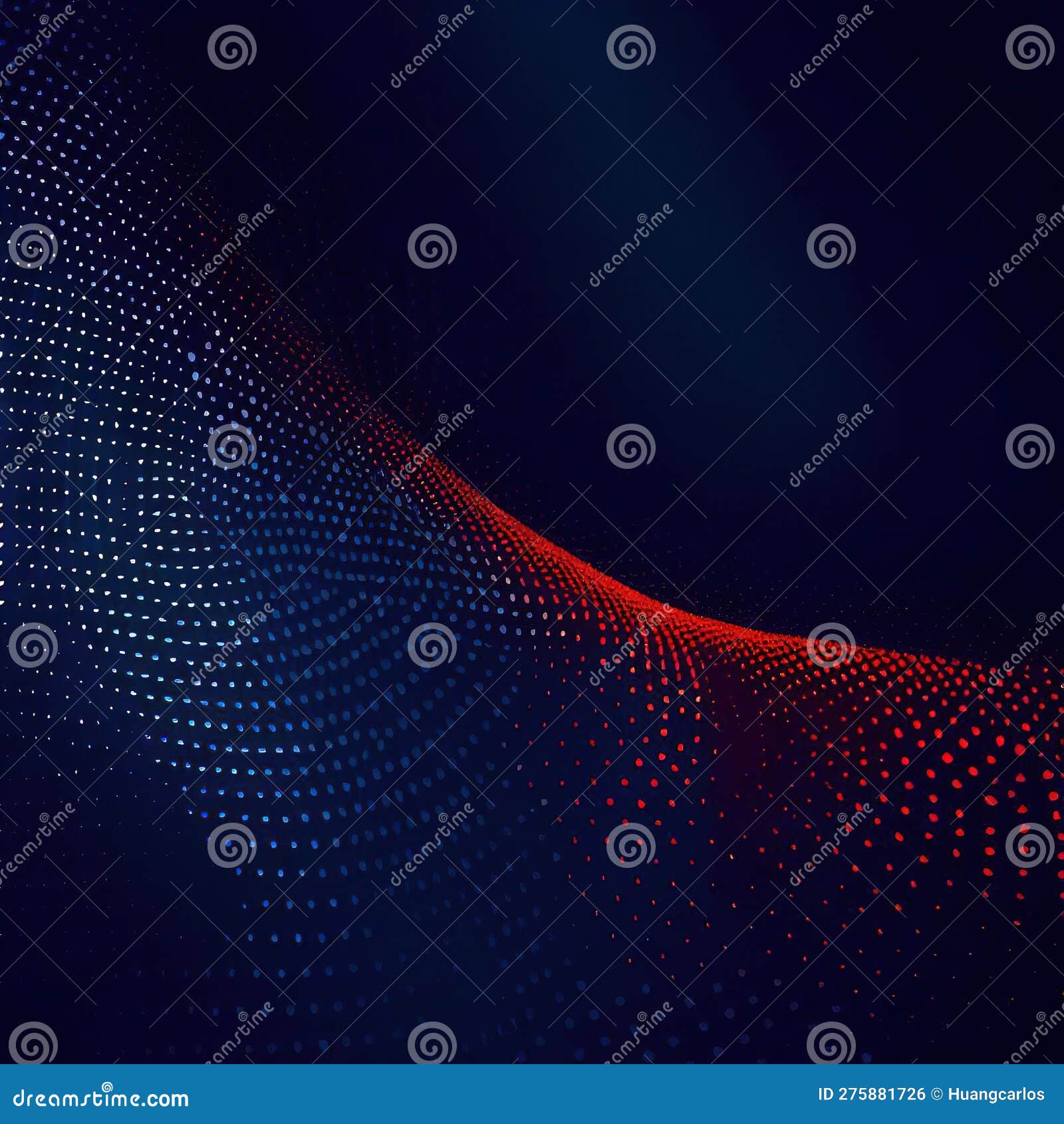 Abstract Blue and Red Dynamic Wavy Line Dotted Texture ,Dark Blue ...