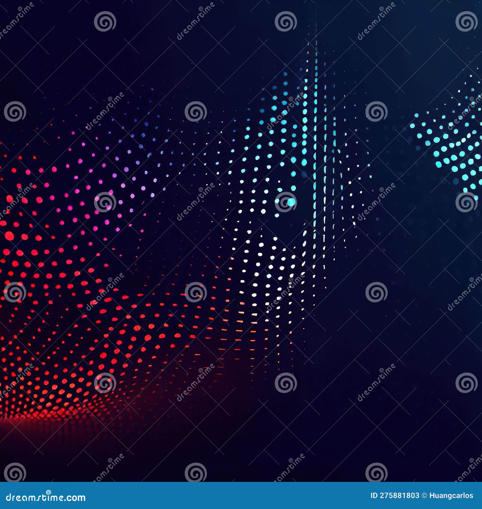 Abstract Blue and Red Dynamic Wavy Line Dotted Texture ,Dark Blue ...