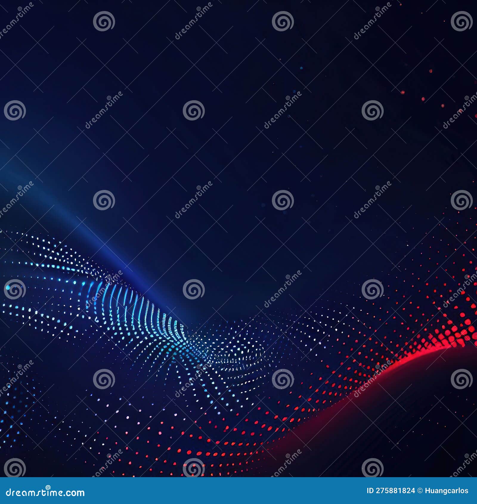 Abstract Blue and Red Dynamic Wavy Line Dotted Texture ,Dark Blue ...