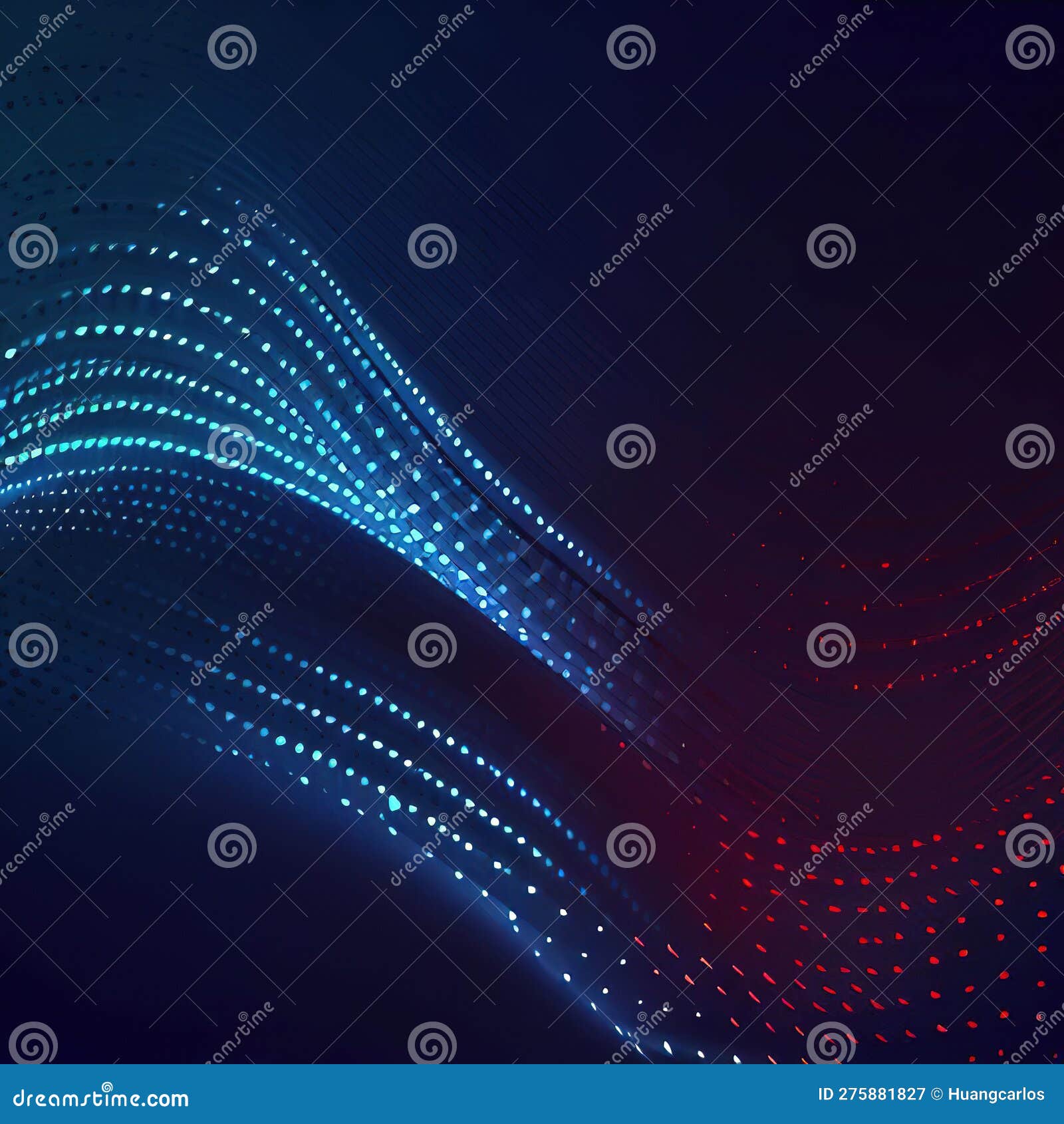 Abstract Blue and Red Dynamic Wavy Line Dotted Texture ,Dark Blue ...