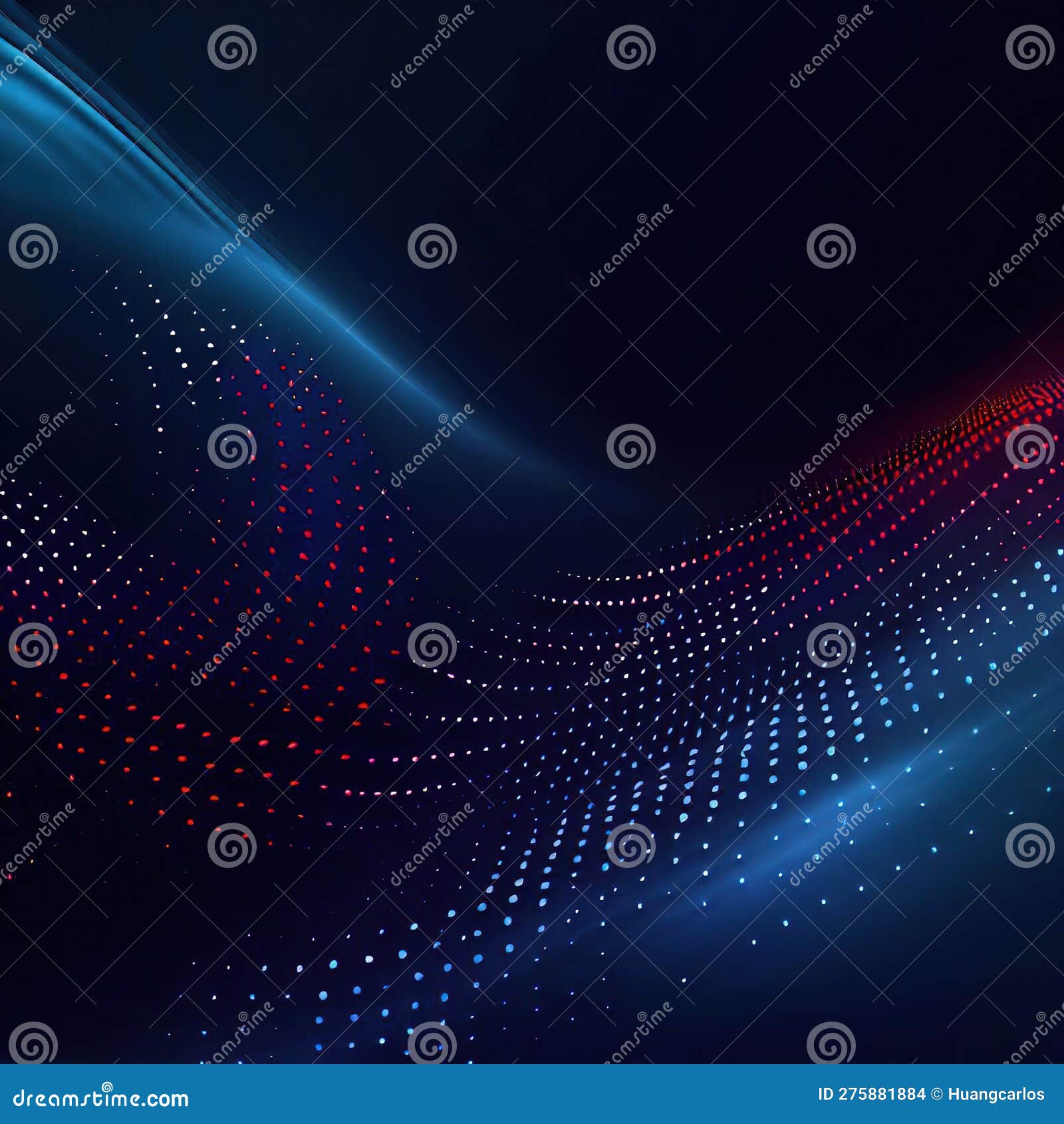 Abstract Blue and Red Dynamic Wavy Line Dotted Texture ,Dark Blue ...