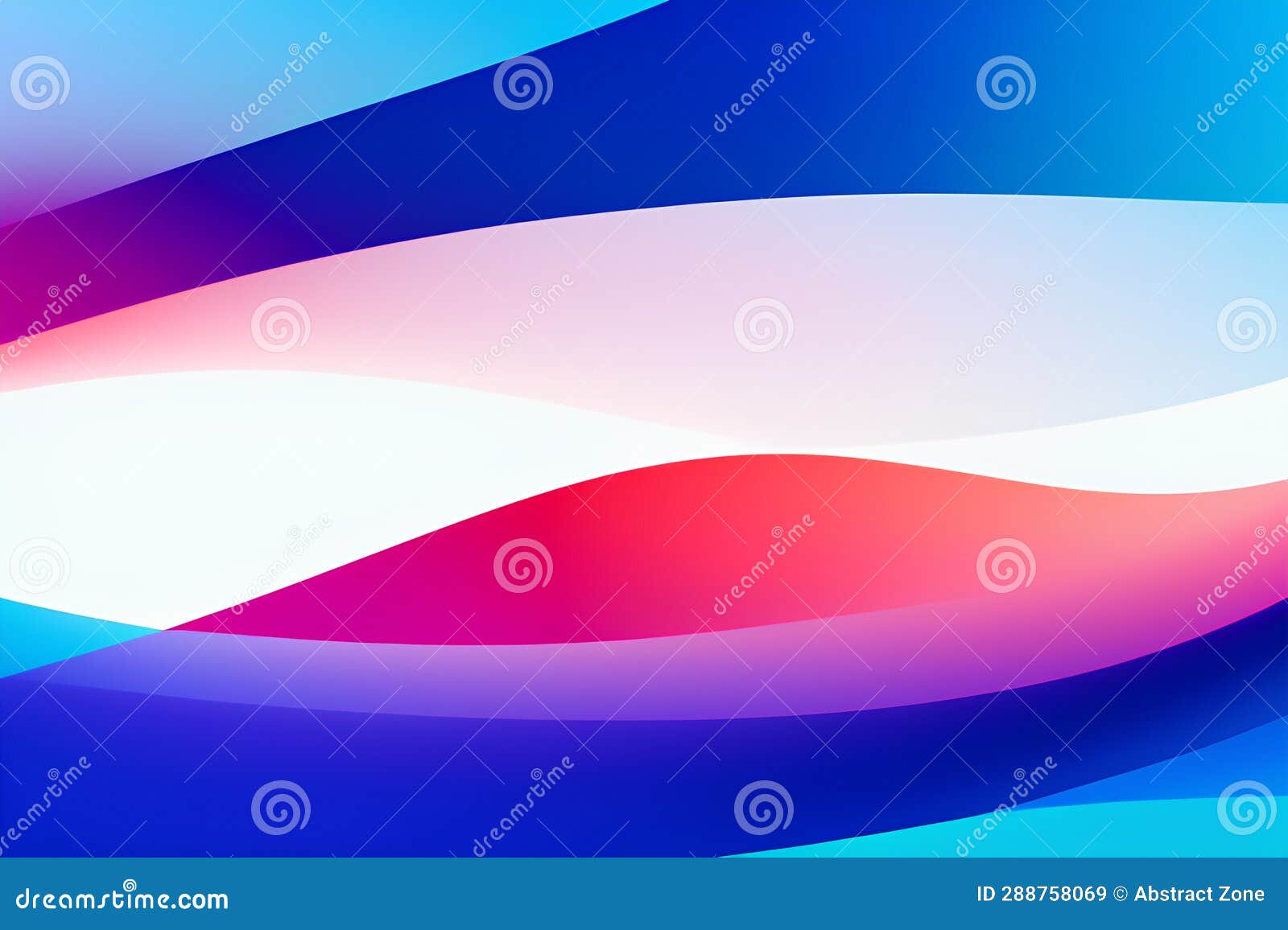Abstract Blue and Red Geometric Background. Dynamic Shapes Composition ...