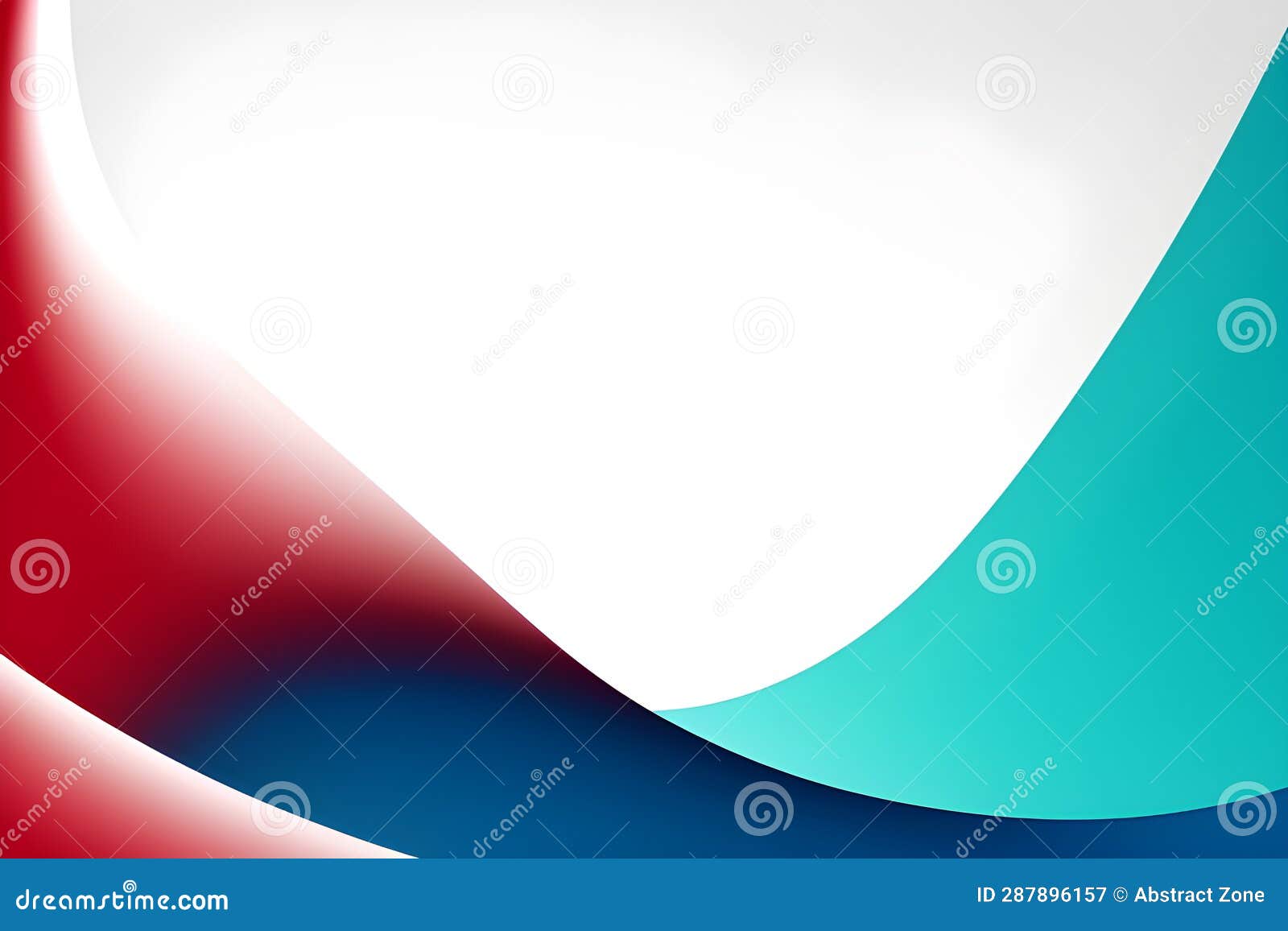 Abstract Blue and Red Geometric Background. Dynamic Shapes Composition ...