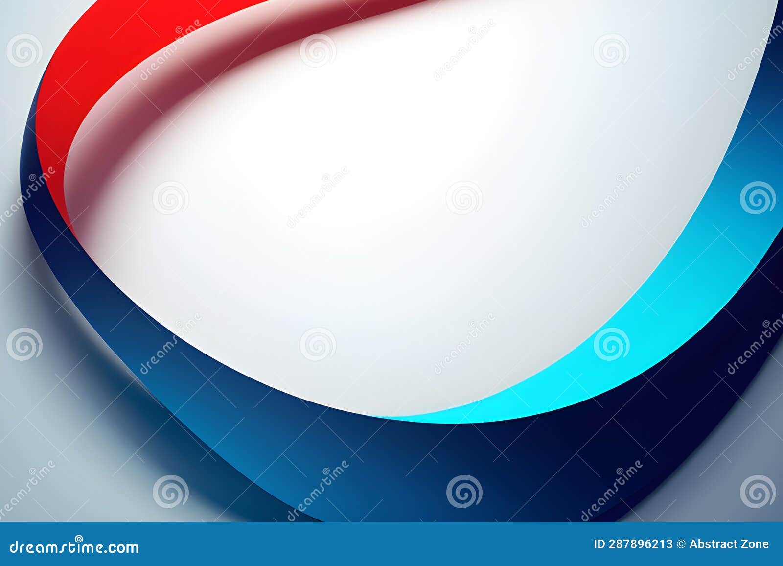 Abstract Blue and Red Geometric Background. Dynamic Shapes Composition ...