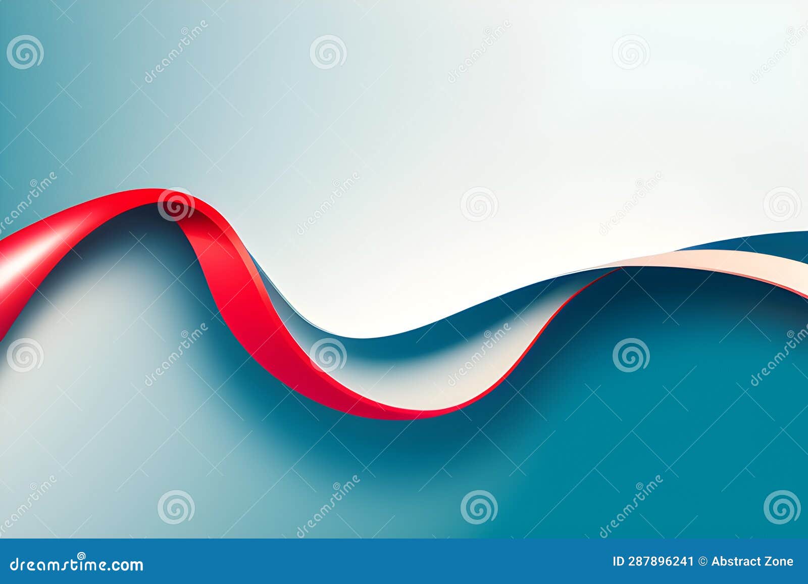 Abstract Blue and Red Geometric Background. Dynamic Shapes Composition ...