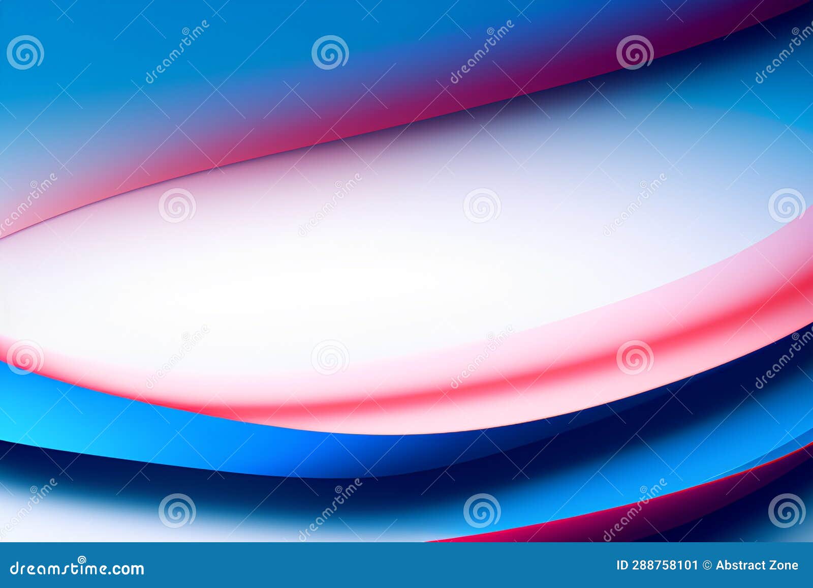 Abstract Blue and Red Geometric Background. Dynamic Shapes Composition ...