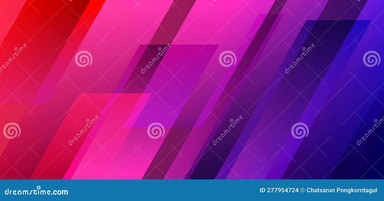 Abstract Blue and Red Geometric Diagonal Overlapping Layer Background ...