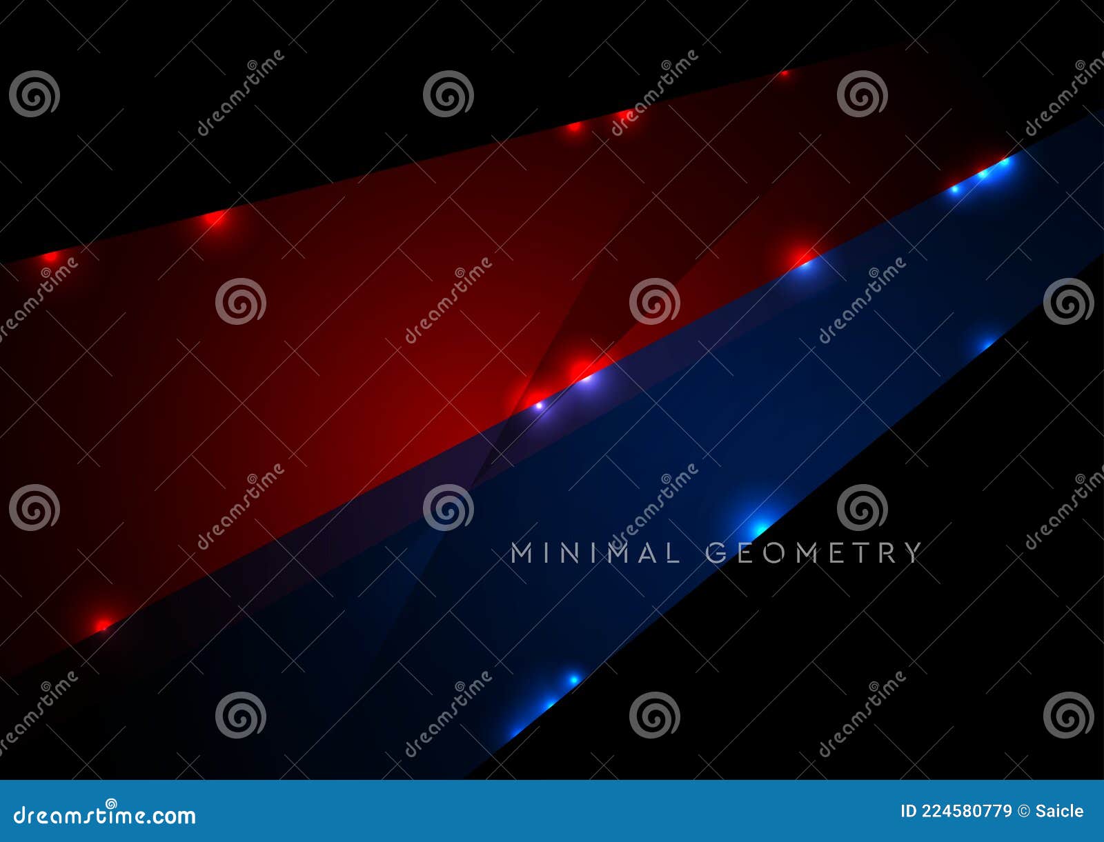 Abstract Blue and Red Glowing Shiny Background Stock Vector ...