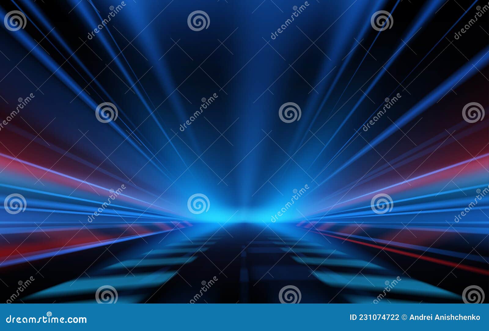 Abstract Blue and Red Light Motion Background Stock Vector ...