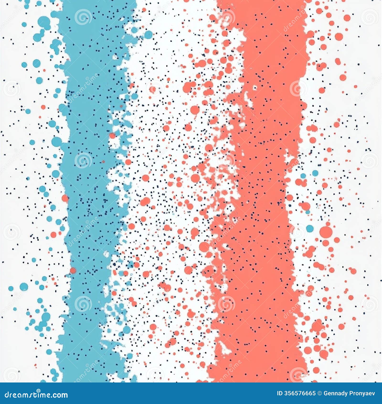 Abstract Blue and Red Paint Splatter Artwork on White Background Stock ...