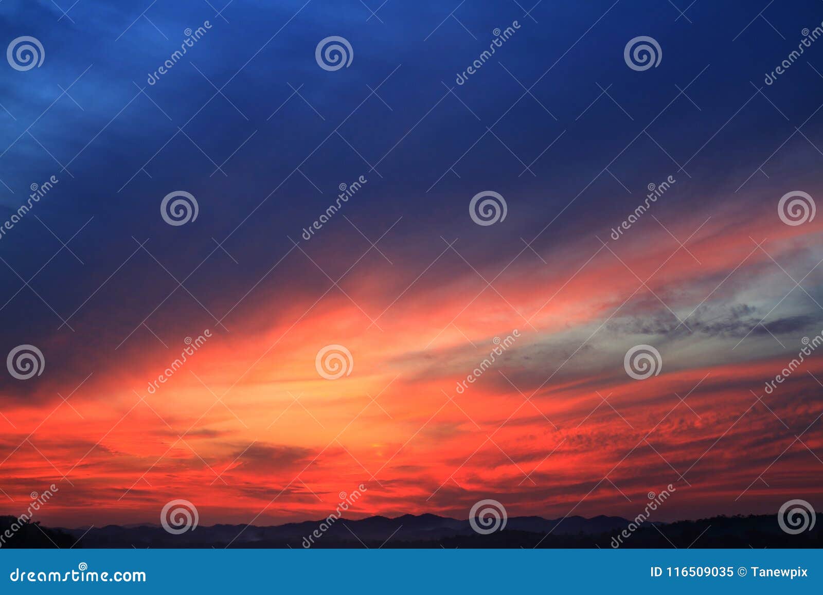 Abstract Blue and Red Sky Sunlight is Beautiful Nature Sky Stock Image ...
