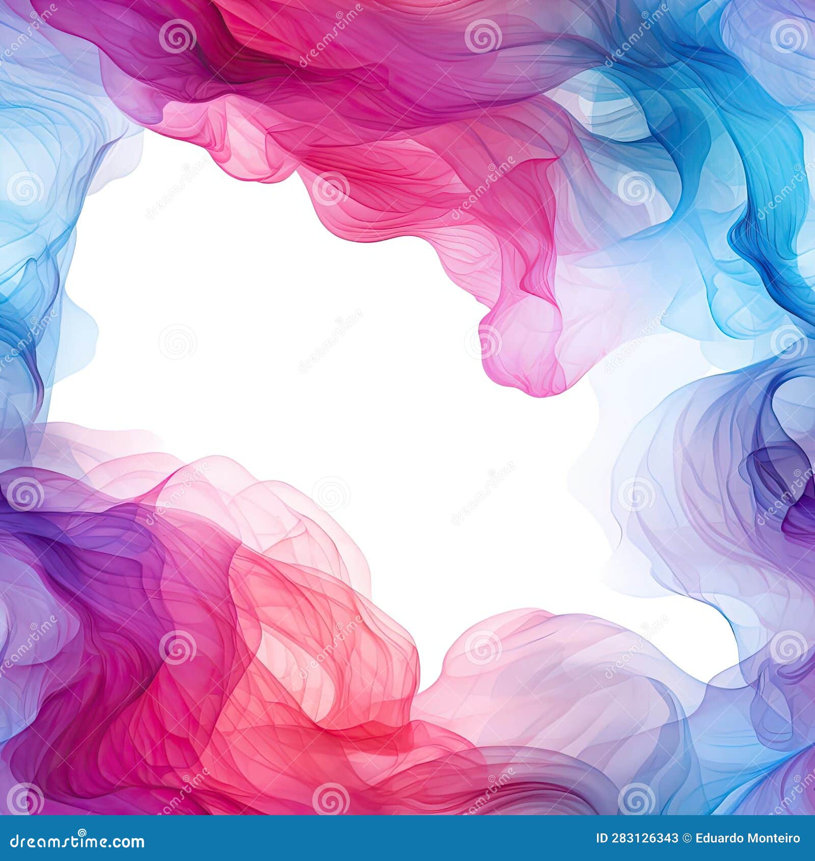 Abstract Blue and Red Smoke in a Seamless Background (tiled) Stock ...