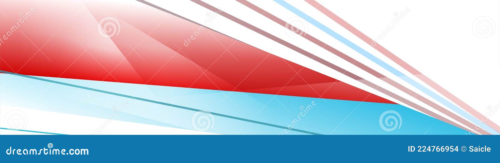 Abstract Blue and Red Tech Stripes Background Stock Vector ...