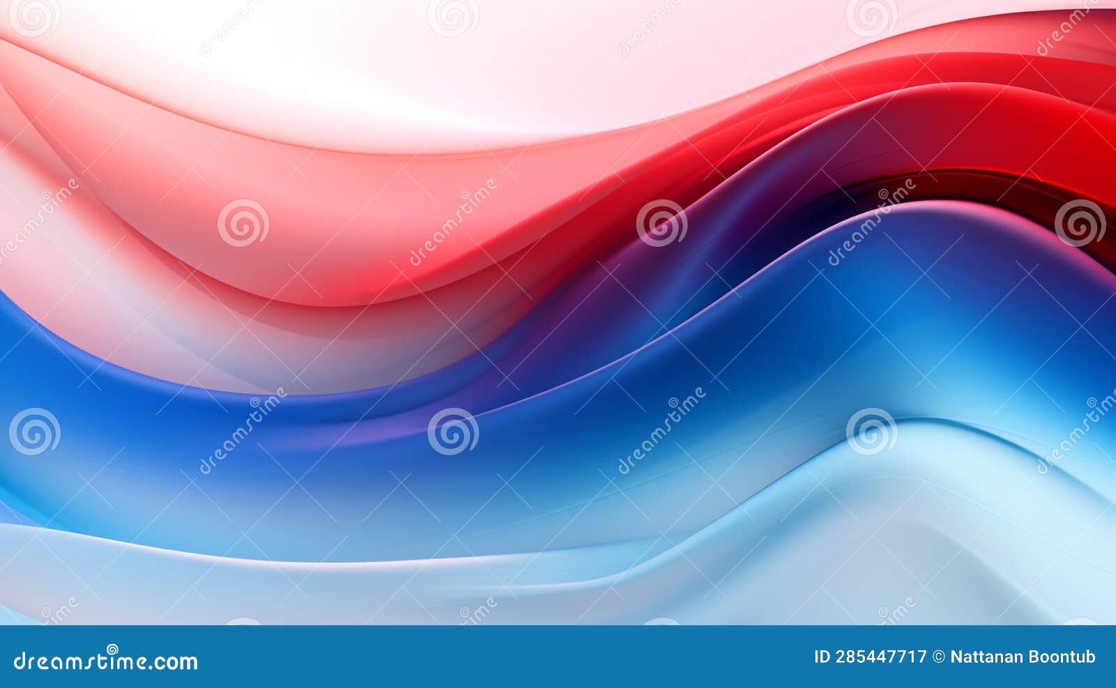 Abstract Blue and Red Wave Background. Background Concept Stock Image ...